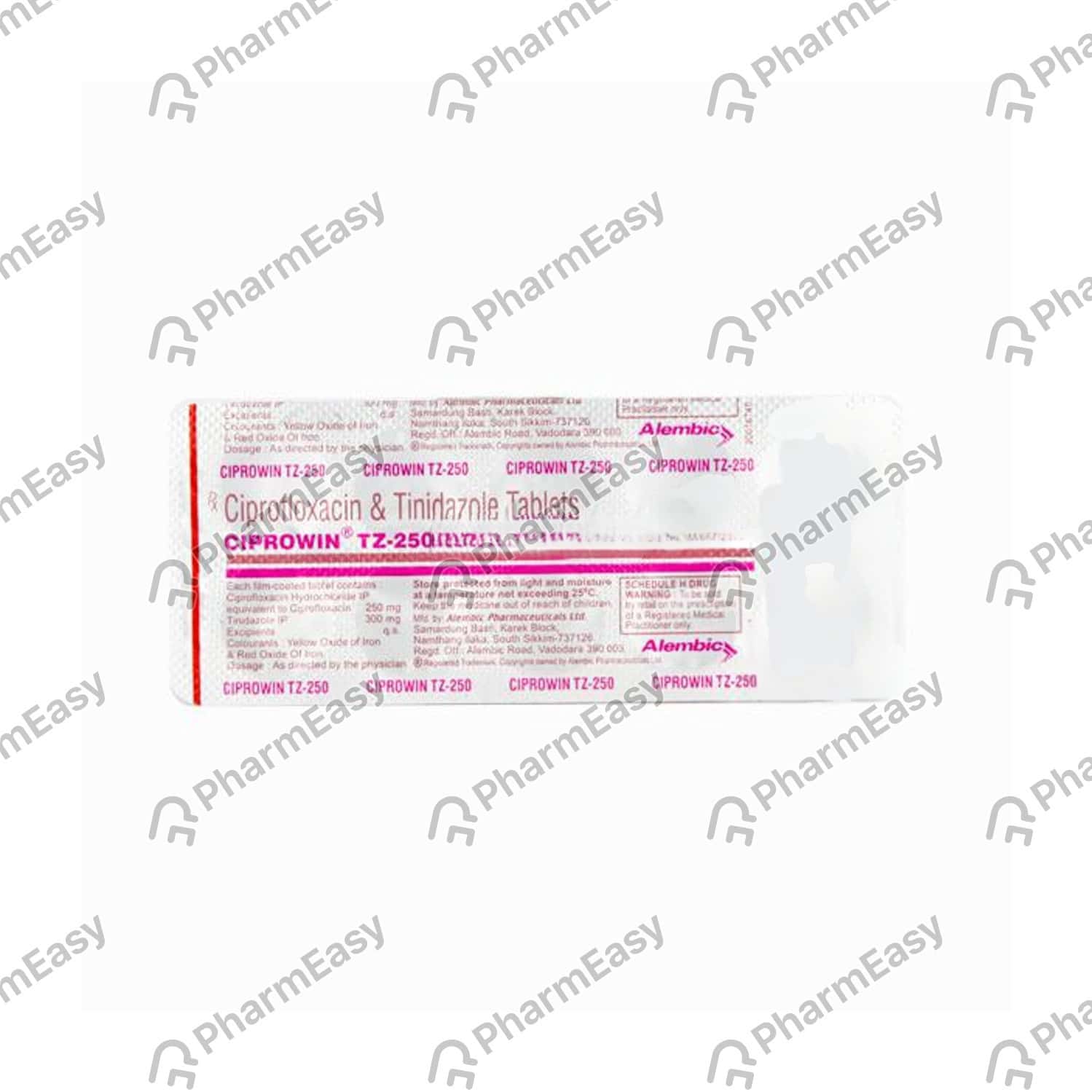 Ciprowin Tz 250mg Tablet: Uses, Side Effects, Price & Dosage | PharmEasy
