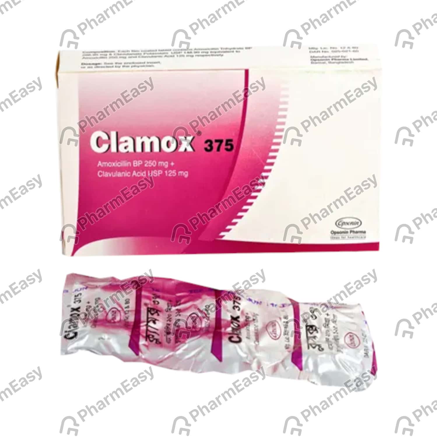 Clamox 375mg Tablet: Uses, Side Effects, Price & Dosage | PharmEasy