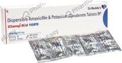 Clamp Kid Forte Strip Of 10 Tablets: Uses, Side Effects, Price & Dosage ...