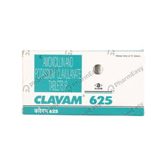 Clavam 625mg Tablet - Uses, Side Effects, Dosage, Composition & Price ...
