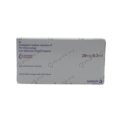 Clexane 20 MG Injection (0.2) - Uses, Side Effects, Dosage, Composition ...