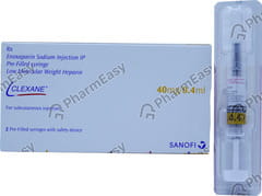 Clexane 40mg/0.4ml Solution For Injection: Uses, Side Effects, Price ...