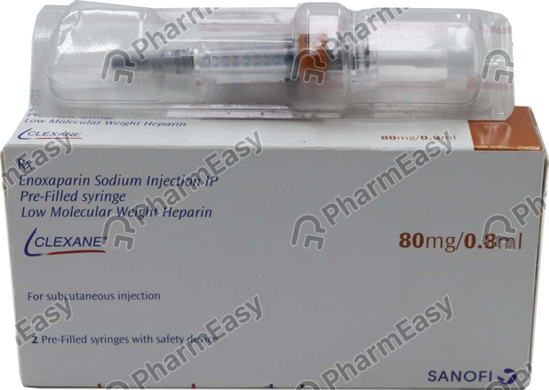 Clexane 80 MG Injection (0.8): Uses, Side Effects, Price, Dosage ...