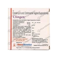 Buy Clingen Vaginal Suppository (7) Online at Flat 18% OFF* | PharmEasy