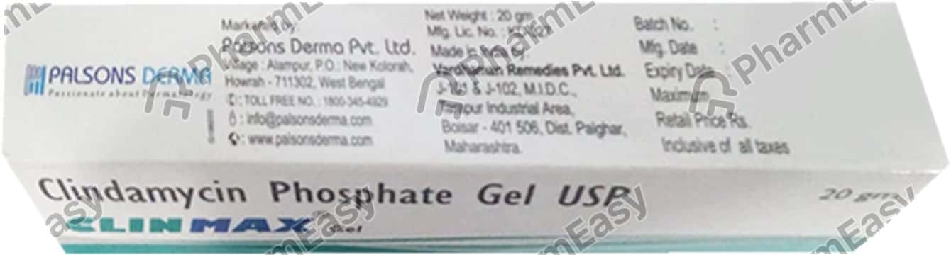 Clinmax 1 % Gel (20): Uses, Side Effects, Price & Dosage | PharmEasy