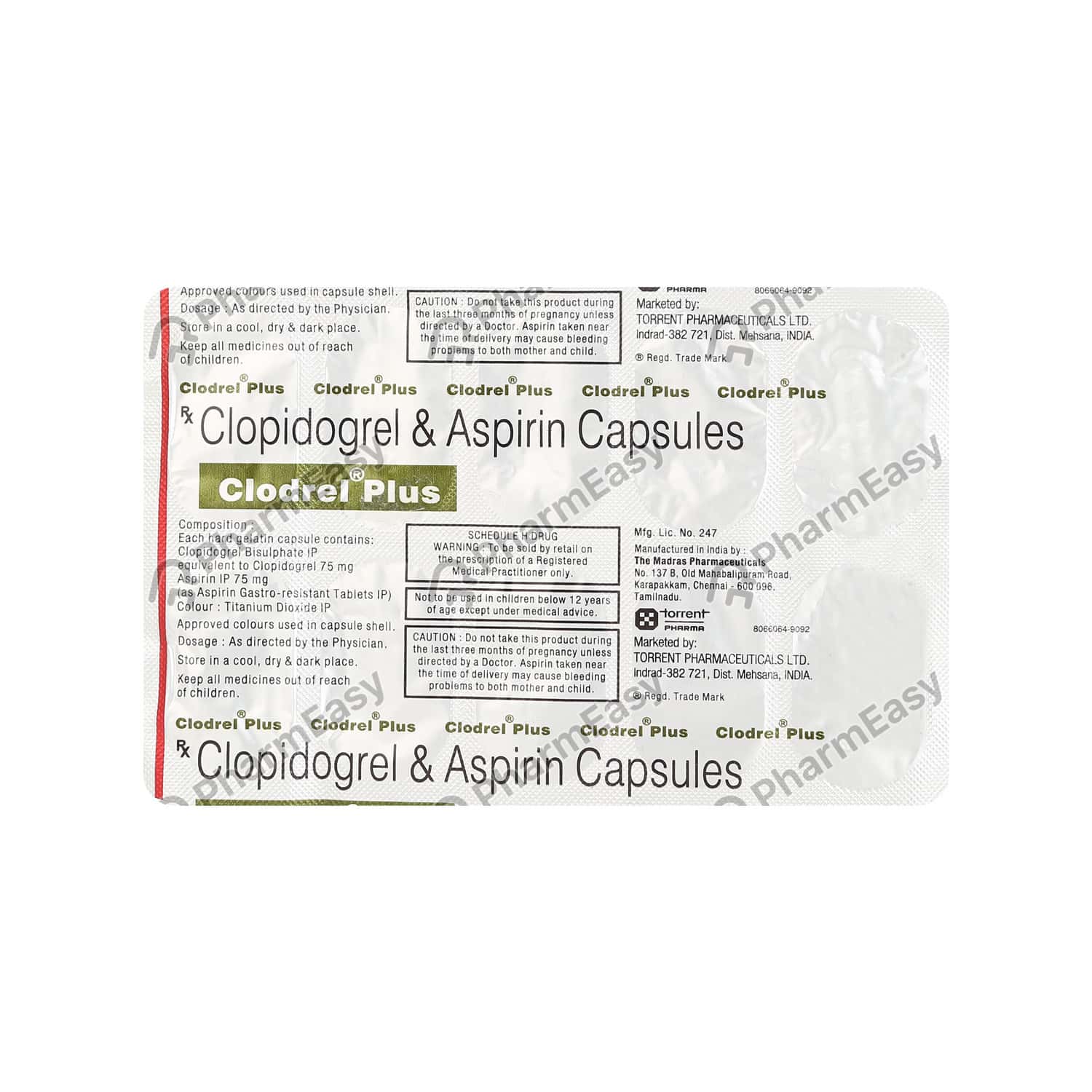 Clodrel Plus Strip Of 10 Capsules: Uses, Side Effects, Price & Dosage ...