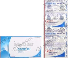 Clofert 50 MG Tablet (10): Uses, Side Effects, Price & Dosage | PharmEasy