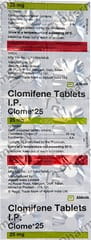 Clome 25 MG Tablet (10): Uses, Side Effects, Price & Dosage | PharmEasy