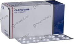 Clonotril 1 MG Tablet (10): Uses, Side Effects, Price & Dosage | PharmEasy