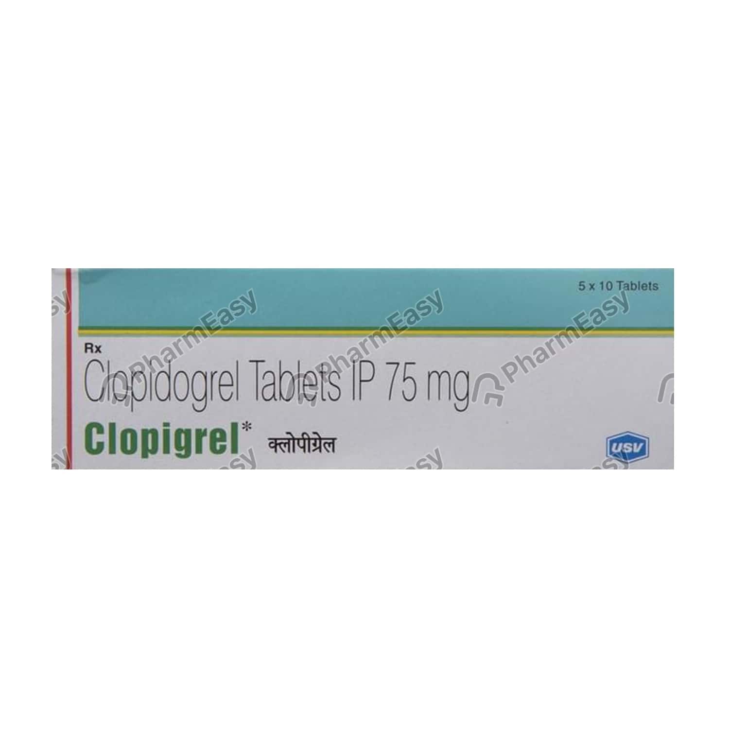 Buy Clopigrel 75 MG Tablet (10) Online at Flat 15% OFF | PharmEasy