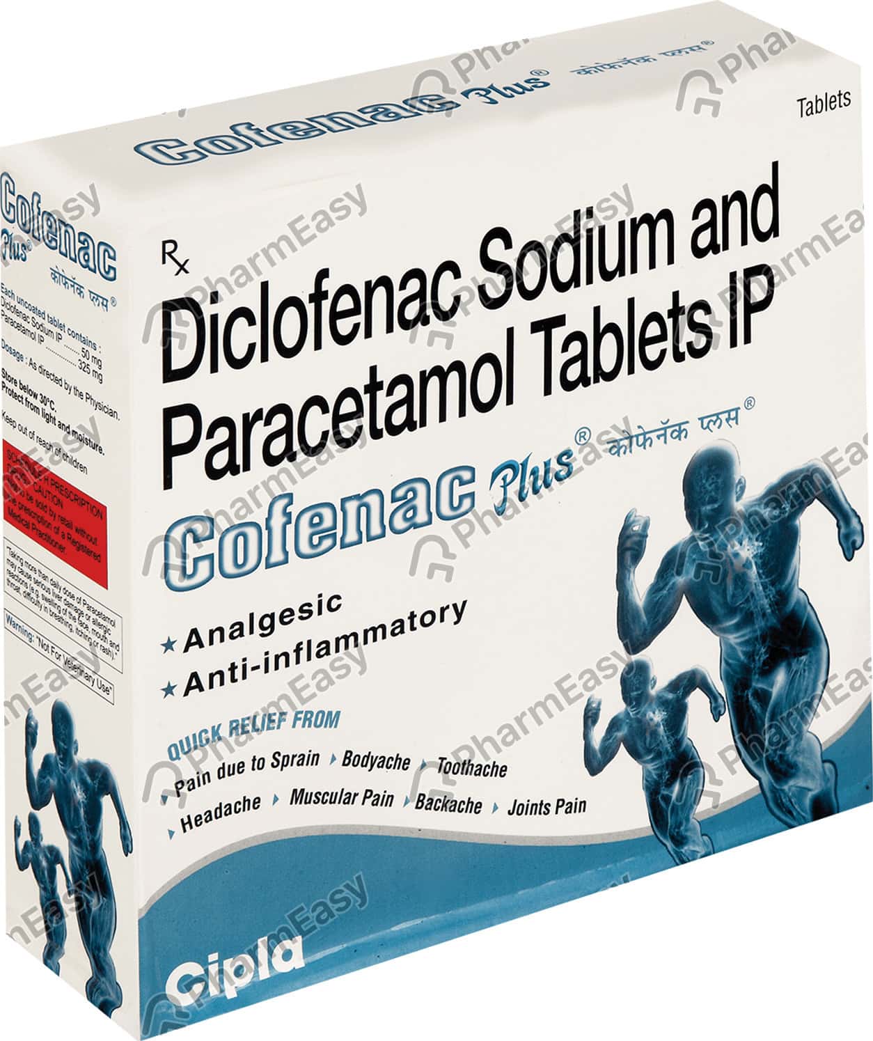 Cofenac Plus Strip Of 10 Tablets: Uses, Side Effects, Price & Dosage ...