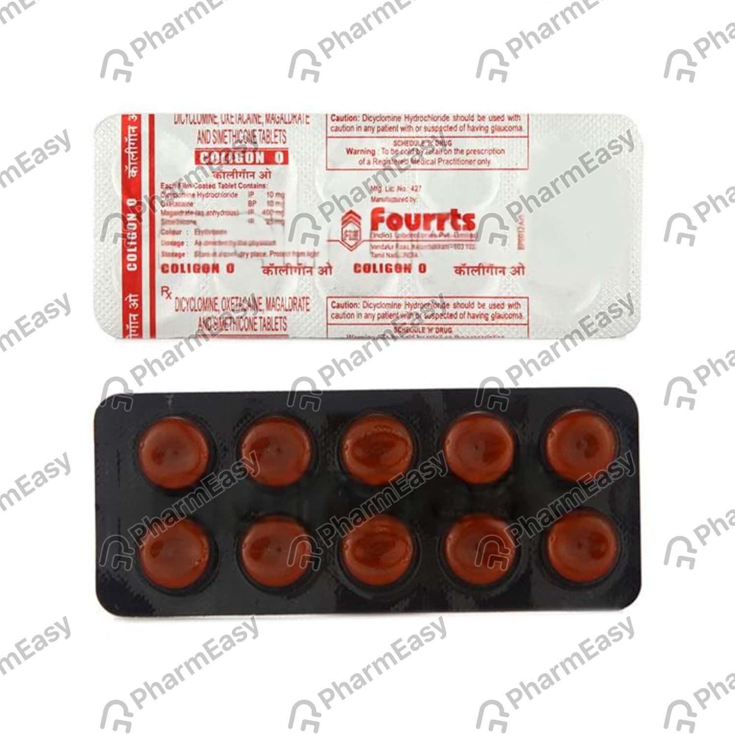 Buy Coligon O Strip Of 10 Tablets Online at Flat 15% OFF | PharmEasy