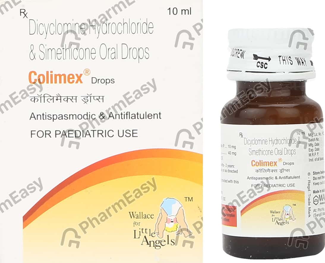 Colimex Bottle Of 10ml Oral Drops: Uses, Side Effects, Price & Dosage ...