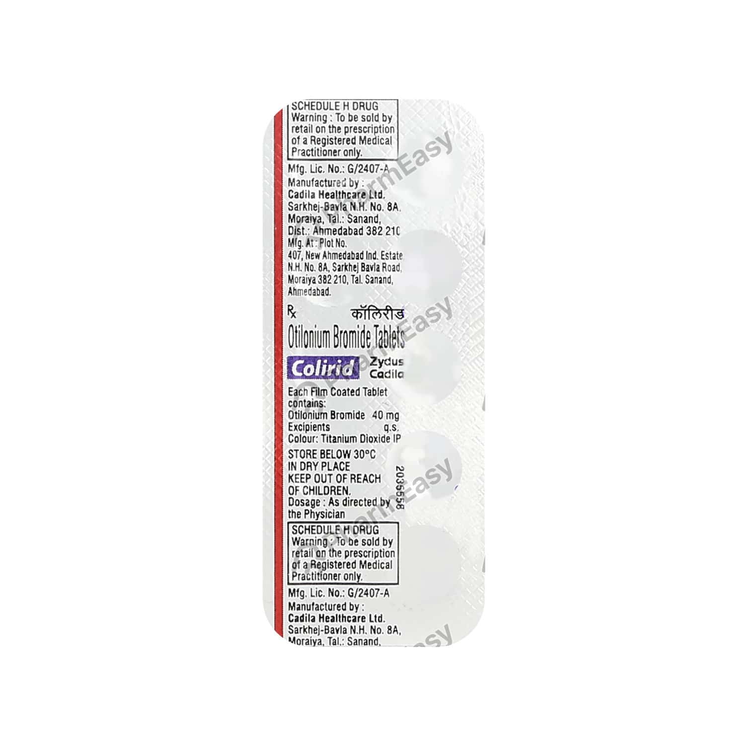 Buy Colirid 40 MG Tablet (10) Online at Flat 18% OFF* | PharmEasy