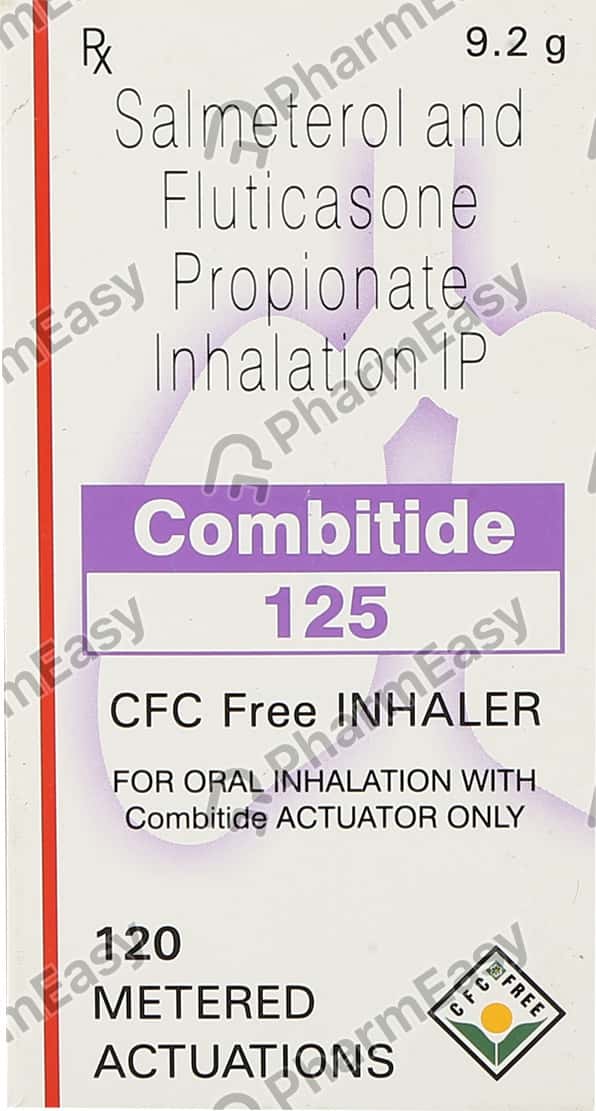 Combitide 125mcg Box Of 120md Metered Dose Inhaler: Uses, Side Effects ...