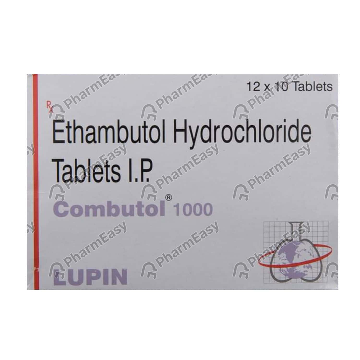 Combutol 1 G Tablet (10): Uses, Side Effects, Price & Dosage | PharmEasy