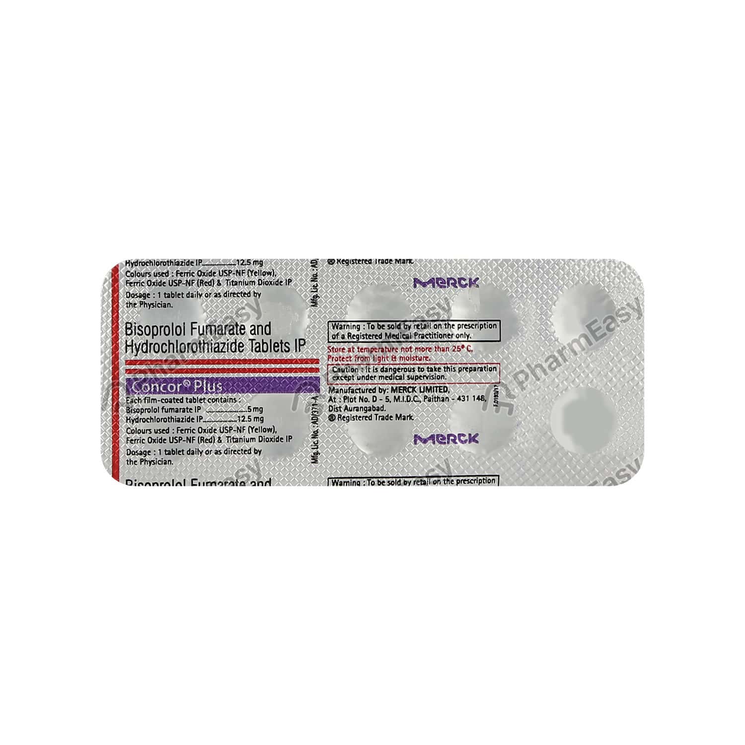 Buy Concor Plus Tablet Online at Flat 18% OFF* | PharmEasy