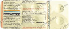 Concor Cor 2.5 Tablet: Uses, Side-effects, Price, Dosage & More Info ...