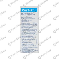 Cort S 100 MG Powder For Injection (1): Uses, Side Effects, Price ...