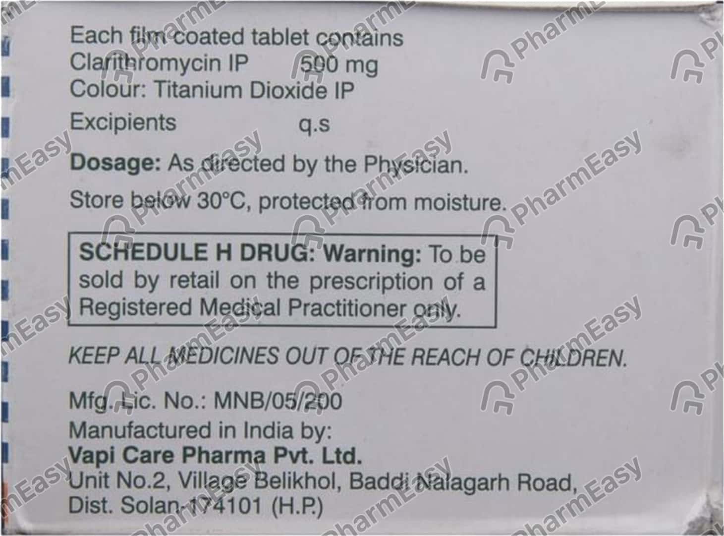 Crixan 500 MG Tablet (4): Uses, Side Effects, Price & Dosage | PharmEasy