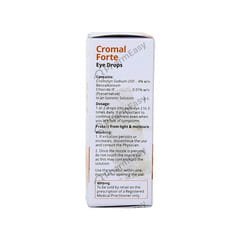 Buy Cromal Forte 4 % Eye Drop (5) Online at Flat 18% OFF* | PharmEasy