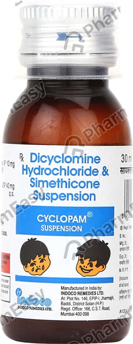 Cyclopam Suspension | 30ml: Uses, Side-effects, Price, Dosage & More ...
