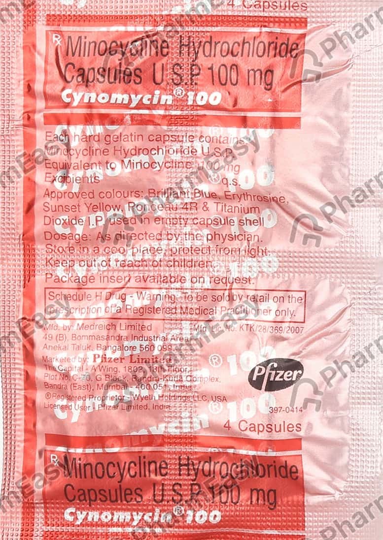 Cynomycin 100 Capsule: Uses, Side-effects, Price, Dosage & More Info ...