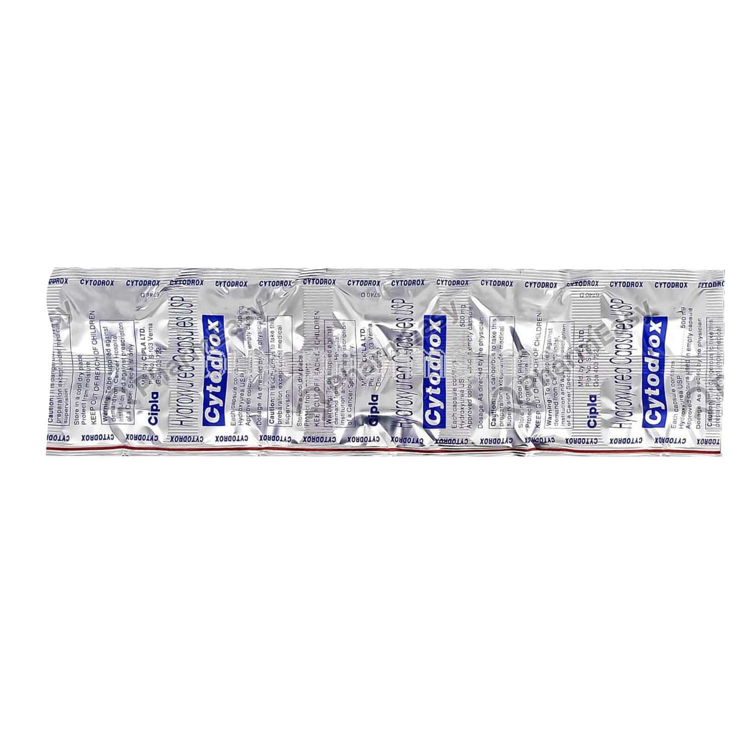 Buy Cytodrox 500 MG Capsule (10) Online at Flat 18% OFF* | PharmEasy