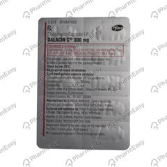 Dalacin C 300 MG Capsule (8): Uses, Side Effects, Price & Dosage | PharmEasy