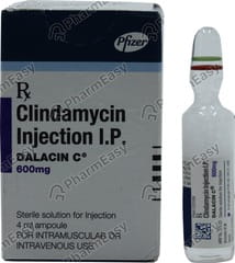 Dalacin C 600 MG Solution For Injection (4): Uses, Side Effects, Price ...