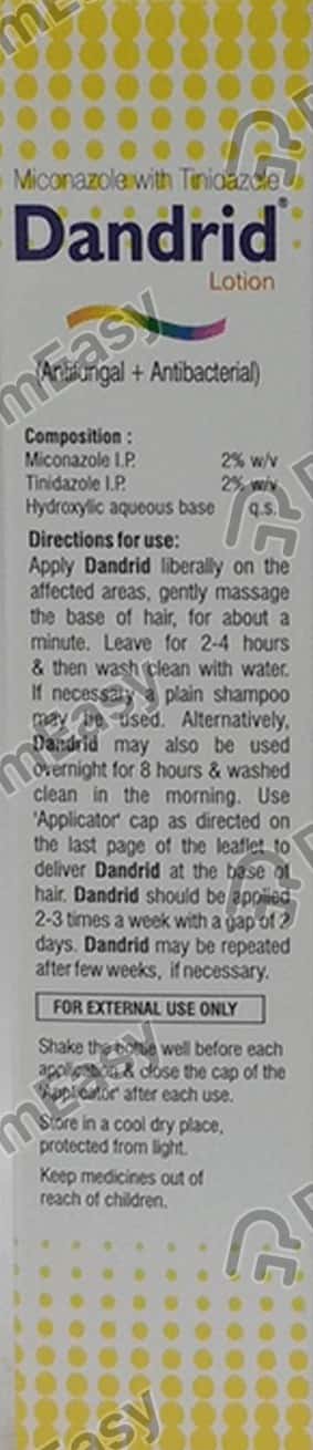 Buy Dandrid Lotion 50ml Online at Flat 15% OFF | PharmEasy