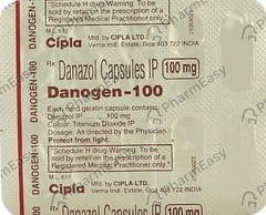 Danogen 100 MG Capsule (10): Uses, Side Effects, Price & Dosage | PharmEasy