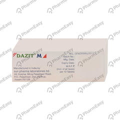 Dazit M Tablet: Uses, Side-effects, Price, Dosage & More Info - PharmEasy