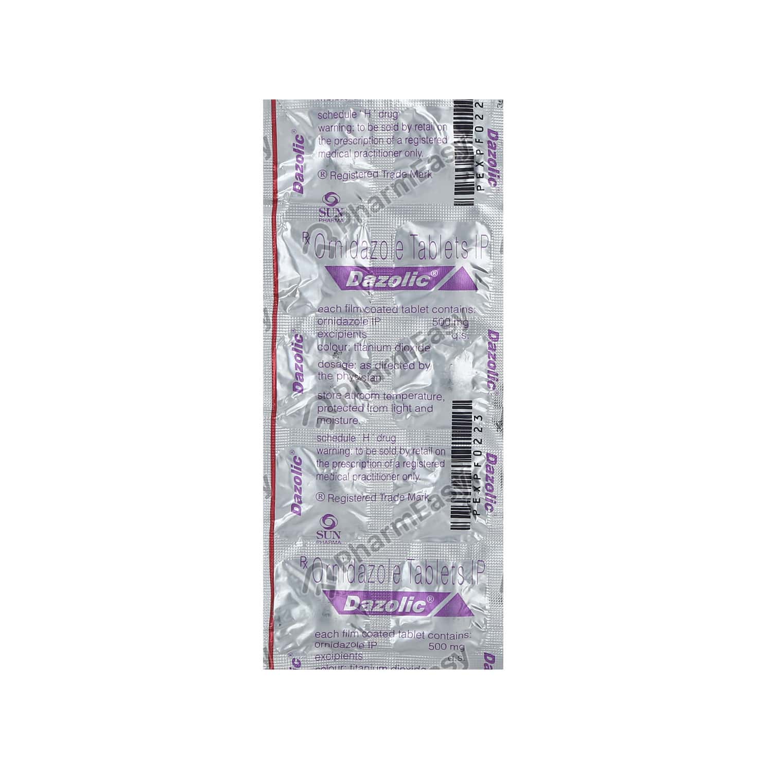 Dazolic 500mg Tablet - Uses, Side Effects, Dosage, Composition & Price ...