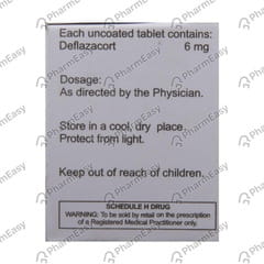 Defcort 6 MG Tablet (6): Uses, Side Effects, Price & Dosage | PharmEasy