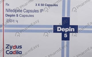 Depin 5 MG Capsule (50): Uses, Side Effects, Price, Dosage ...