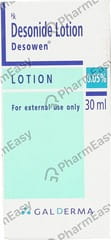 Desowen 0.05 %W/V Lotion (30): Uses, Side Effects, Price & Dosage ...