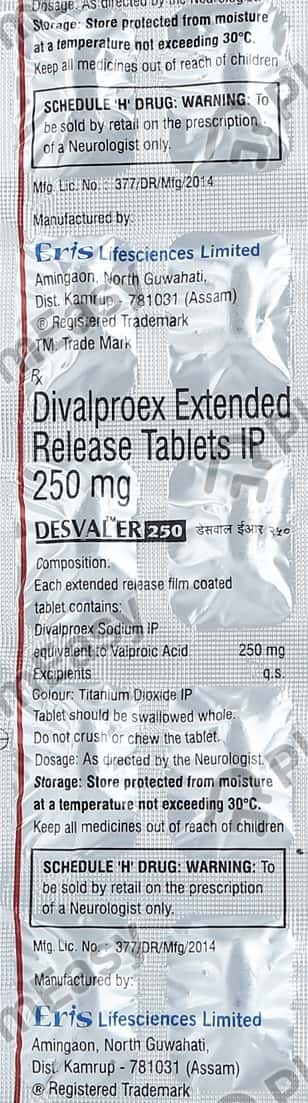 Divalex Od 250 MG Tablet (10): Uses, Side Effects, Price & Dosage | PharmEasy