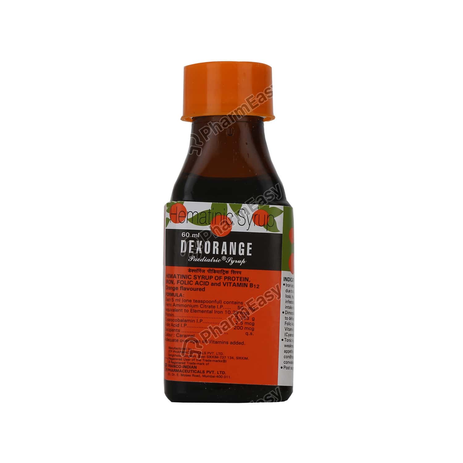 Buy Dexorange Orange Flav Paed Syp 60ml Online at Flat 18% OFF* | PharmEasy