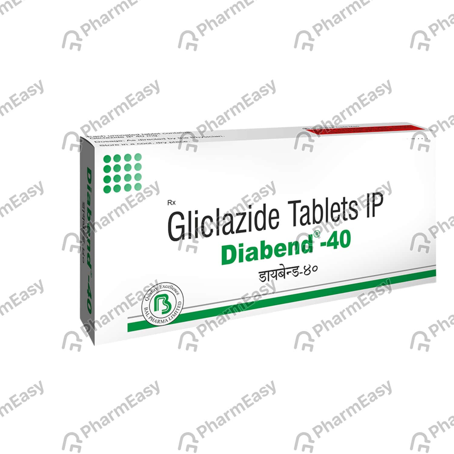 Diabend 40 MG Tablet (10): Uses, Side Effects, Price & Dosage | PharmEasy