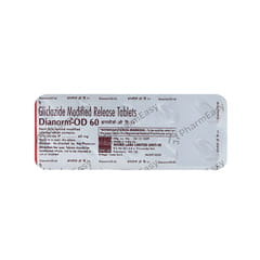 Dianorm Od 60 MG Tablet (10) - Uses, Side Effects, Dosage, Composition & Price | PharmEasy