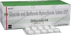 Dibizide M Strip Of 10 Tablets: Uses, Side Effects, Price & Dosage ...
