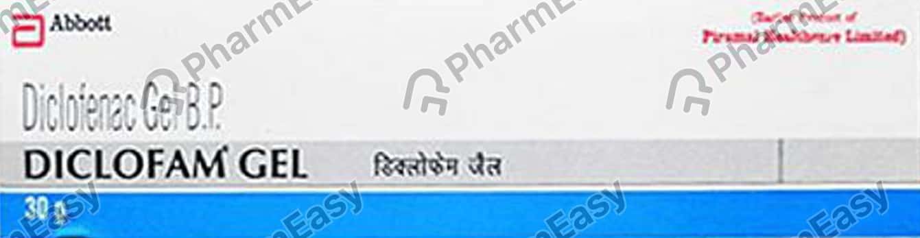 Diclofam 1 % Gel (30): Uses, Side Effects, Price & Dosage | PharmEasy