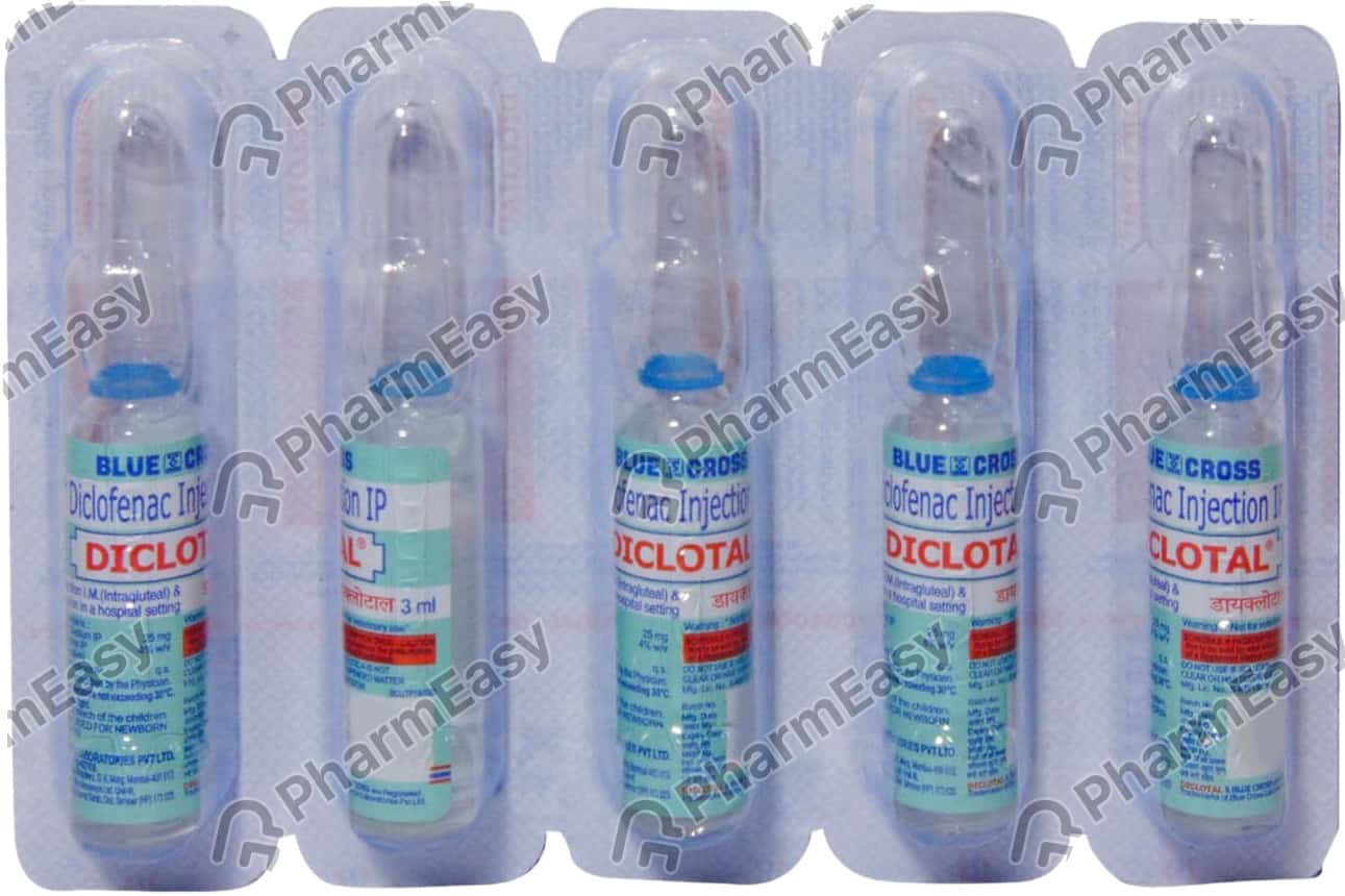 Diclotal 25 MG/ML Injection (3): Uses, Side Effects, Price & Dosage ...