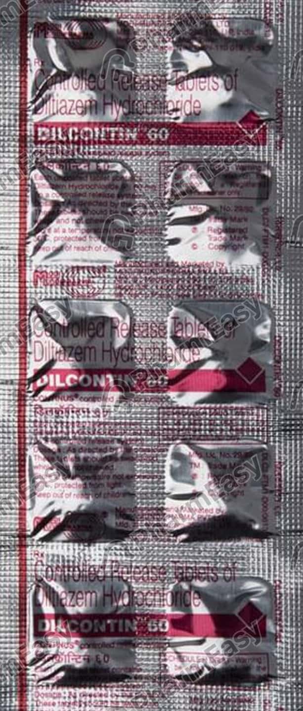Dilcontin 60 MG Tablet (10): Uses, Side Effects, Price & Dosage | PharmEasy