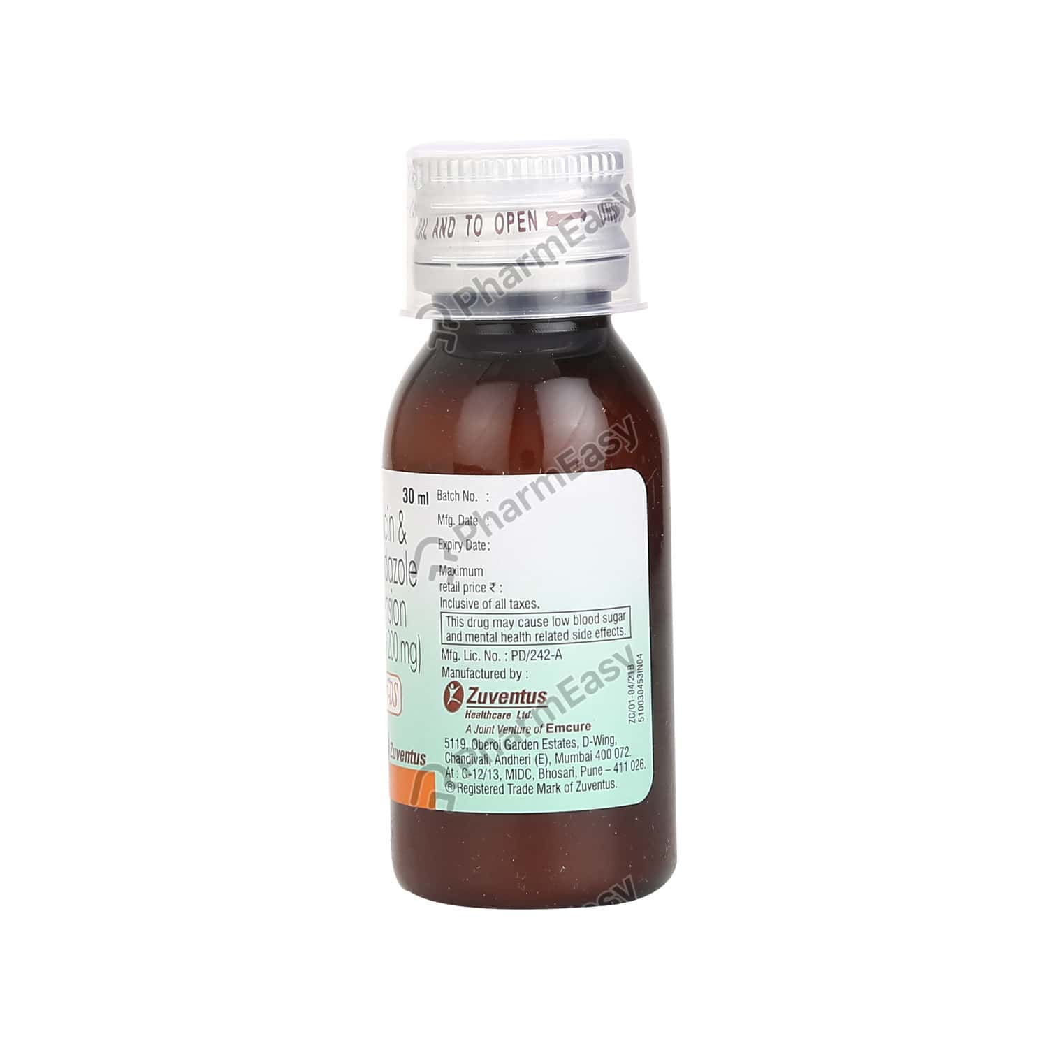 Diof Ds Bottle Of 30ml Suspension - Uses, Side Effects, Dosage ...