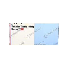 Buy Diovan 160 MG Tablet (14) Online at Flat 18% OFF* | PharmEasy