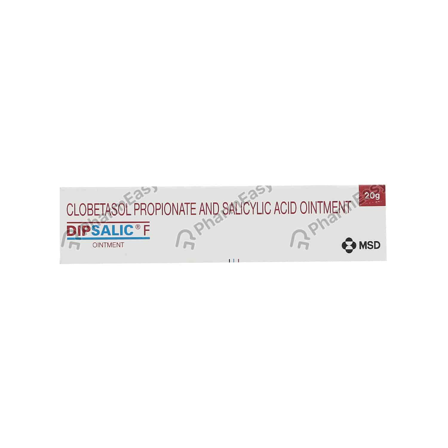 Buy Dipsalic F Ointment 20gm Online at flat 15% off | PharmEasy