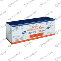Dolonex Dt 20 MG Tablet (10): Uses, Side Effects, Price & Dosage ...