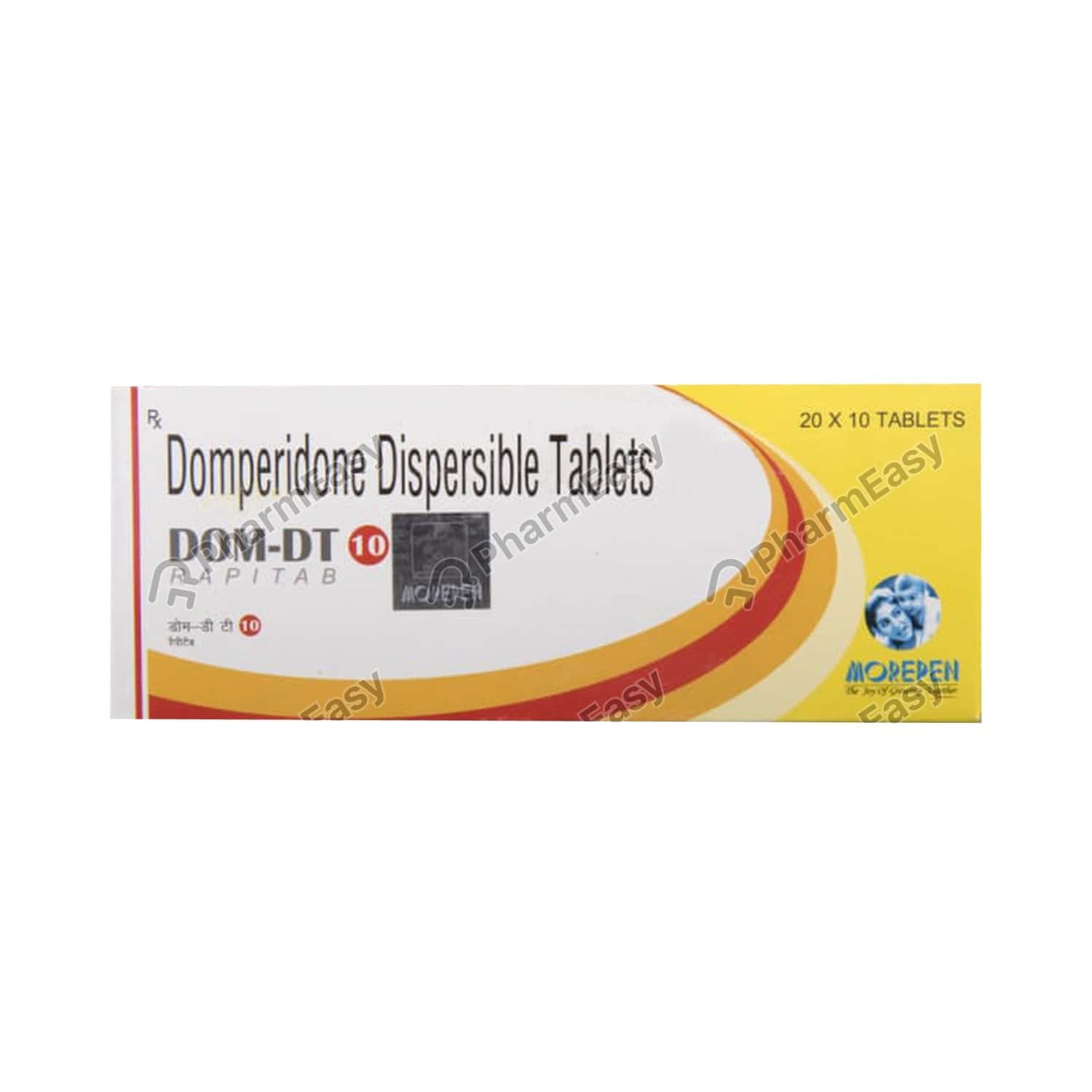 Buy Dom Dt 10 MG Tablet (10) Online at Flat 18% OFF* | PharmEasy